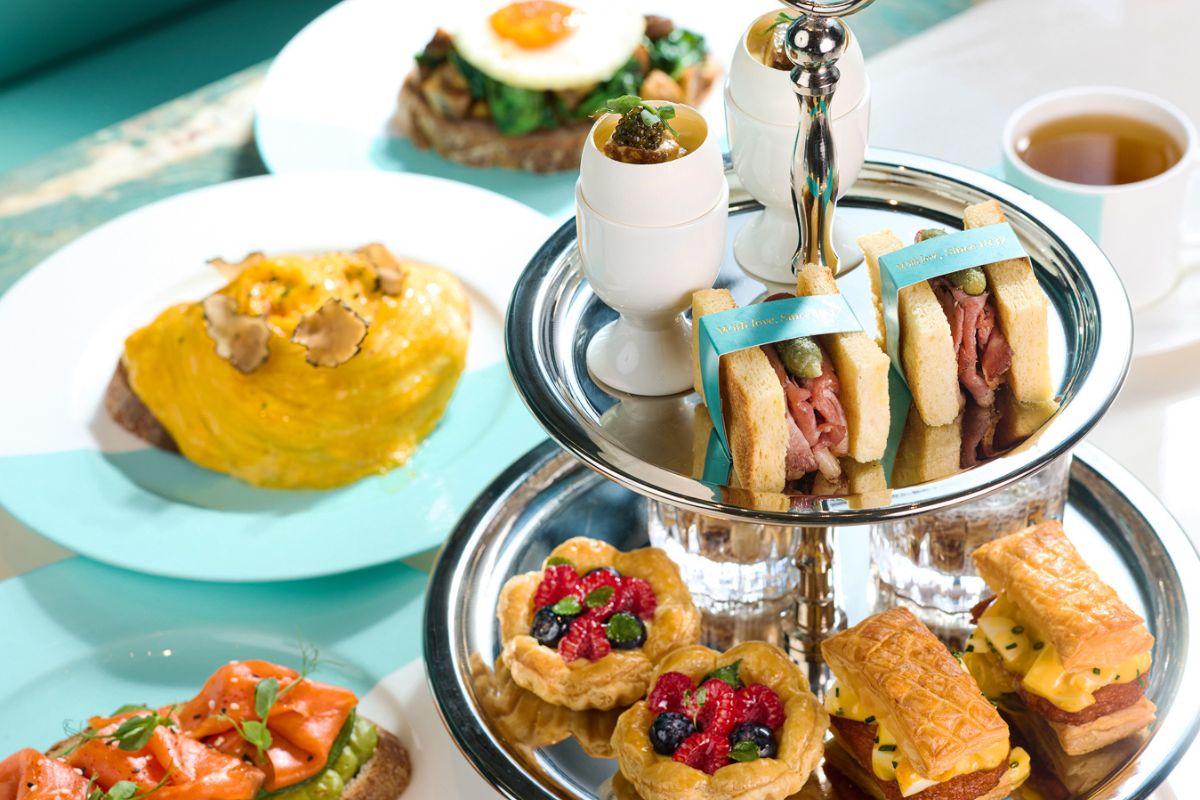 Breakfast at Tiffany’s brunch at The Tiffany Blue Box Cafe
