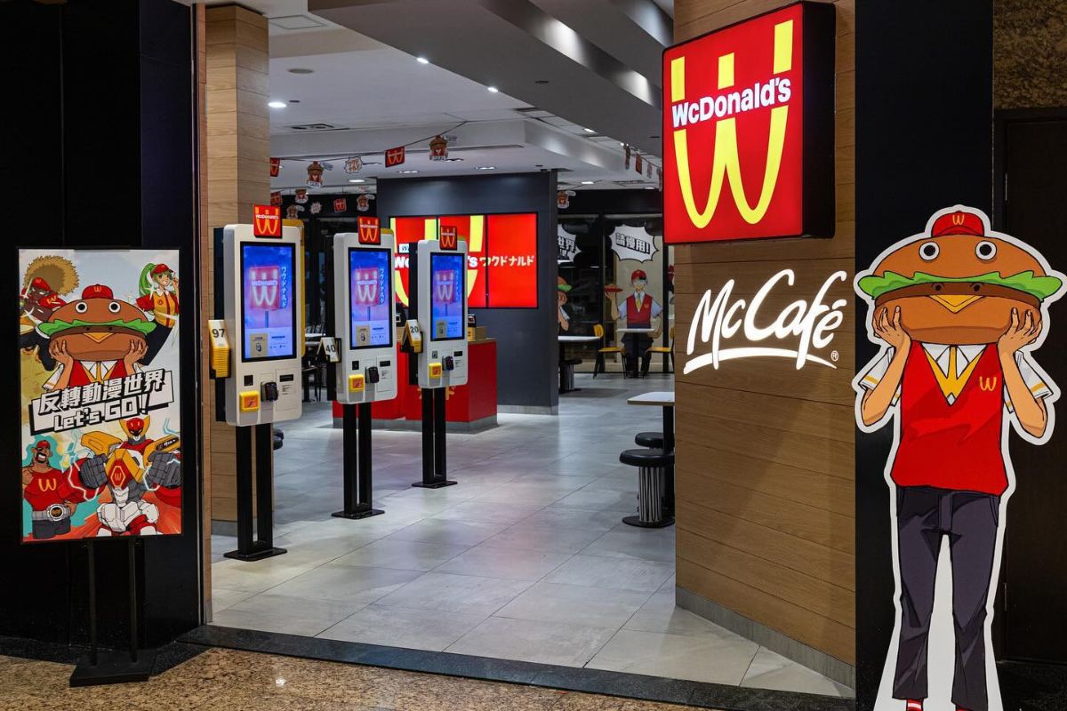 A WcDonald’s popup store opens in Wan Chai till Aug. 31